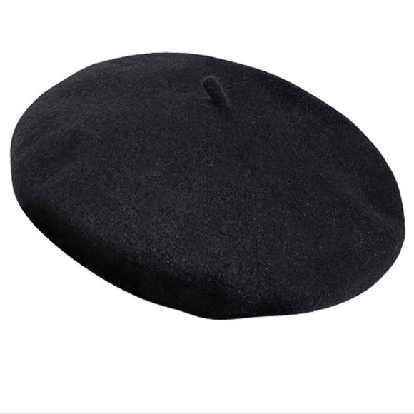 Accessories | Authentic Basque French Beret Hat Black Top | Poshmark